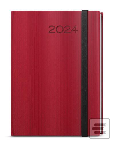 Denní diář 2024 David Vigo červená - Knižný diár | kníhkupectvo Literama.sk