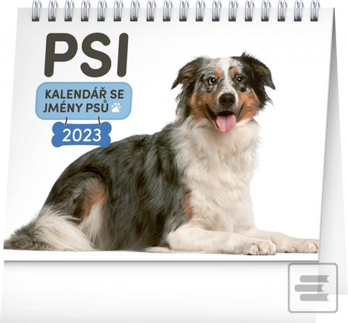 Kalendář Psi se jmény psů 2023 - stolní kalendář - Kalendár stolný ...