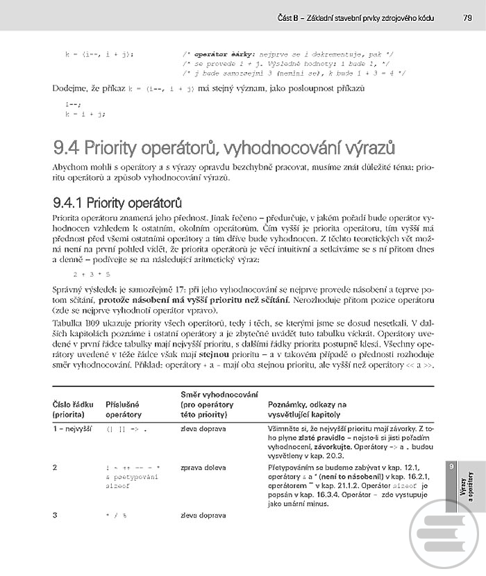 Kniha Učíme se programovat v jazyce C - základ pro programovánív C++ ...