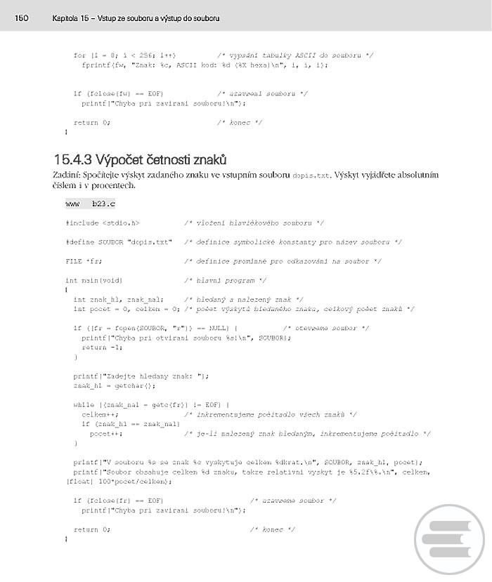 Kniha Učíme se programovat v jazyce C - základ pro programovánív C++ ...